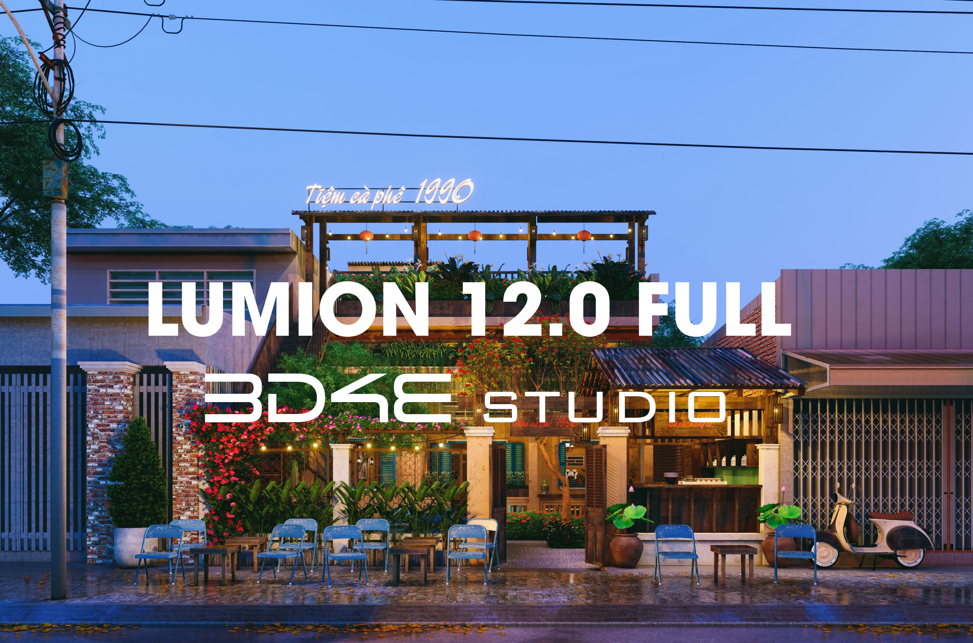 Phần mềm render và làm phim kiến trúc Lumion 12 - Full - 3D4E Studio